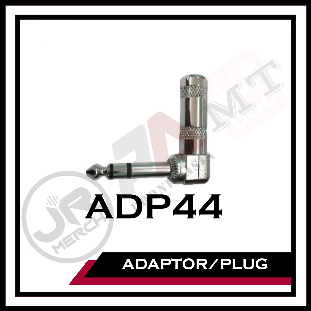 (ADP44) L Type 6.35mm PL Stereo Plug Metal TRS Connector 3.5MM - Sold ...