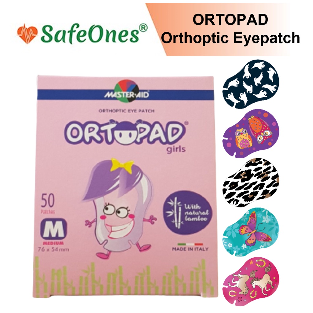 FDA APPROVED ORTOPAD Orthoptic Eye Patch - Large Scale Design | Box 50s ...