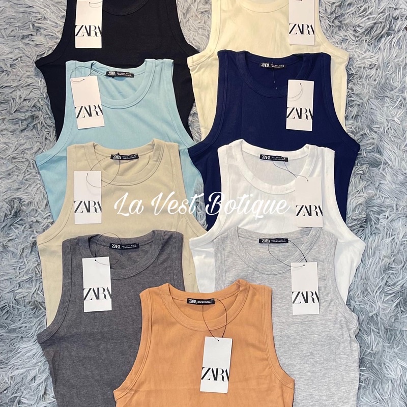 Zara Ribbed Tops (12pcs) | Shopee Philippines