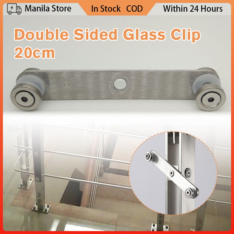 Double Ears Glass Clips Staircase Glass Railings Bracket Baluster ...
