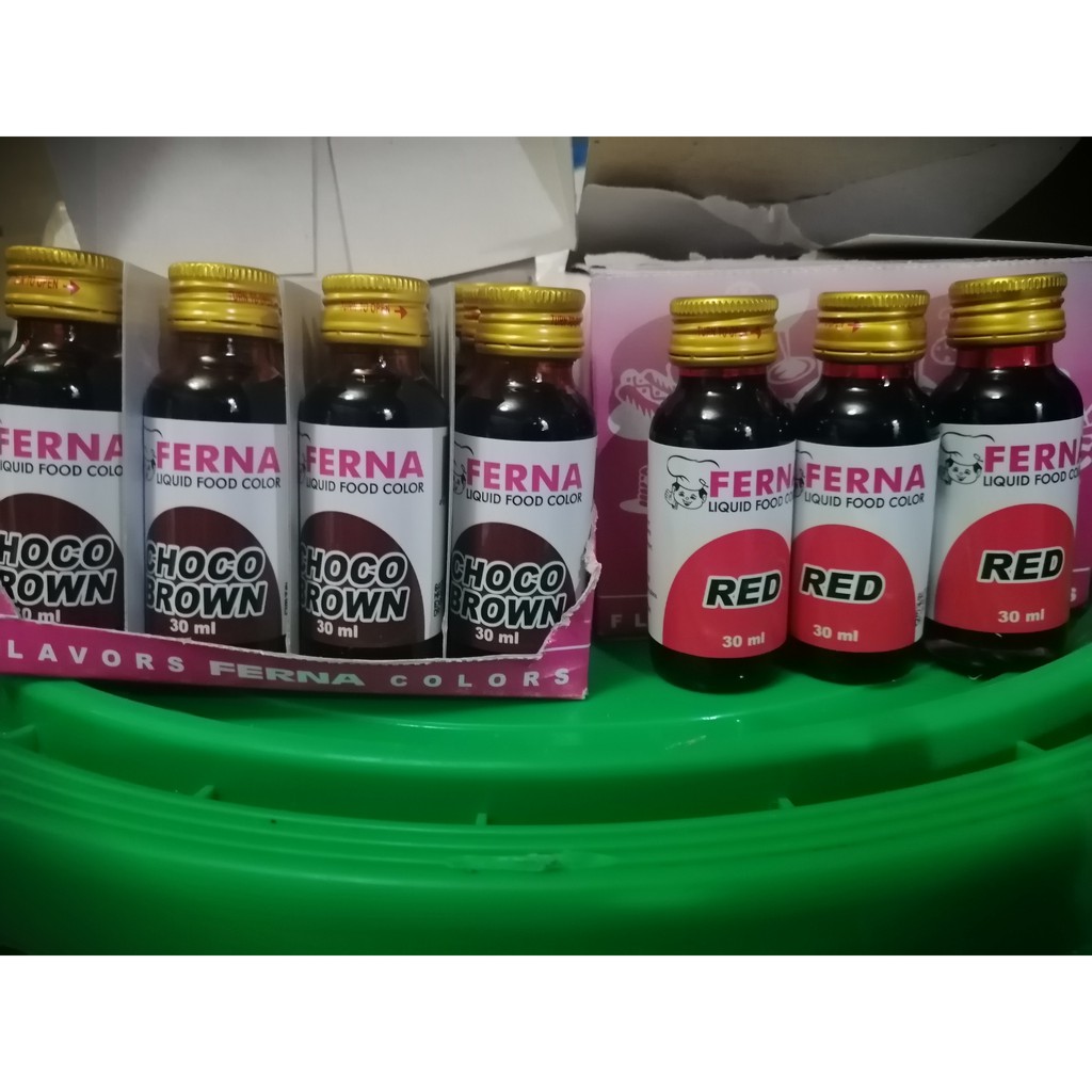 Ferna Red and Choco brown 30ml | Shopee Philippines