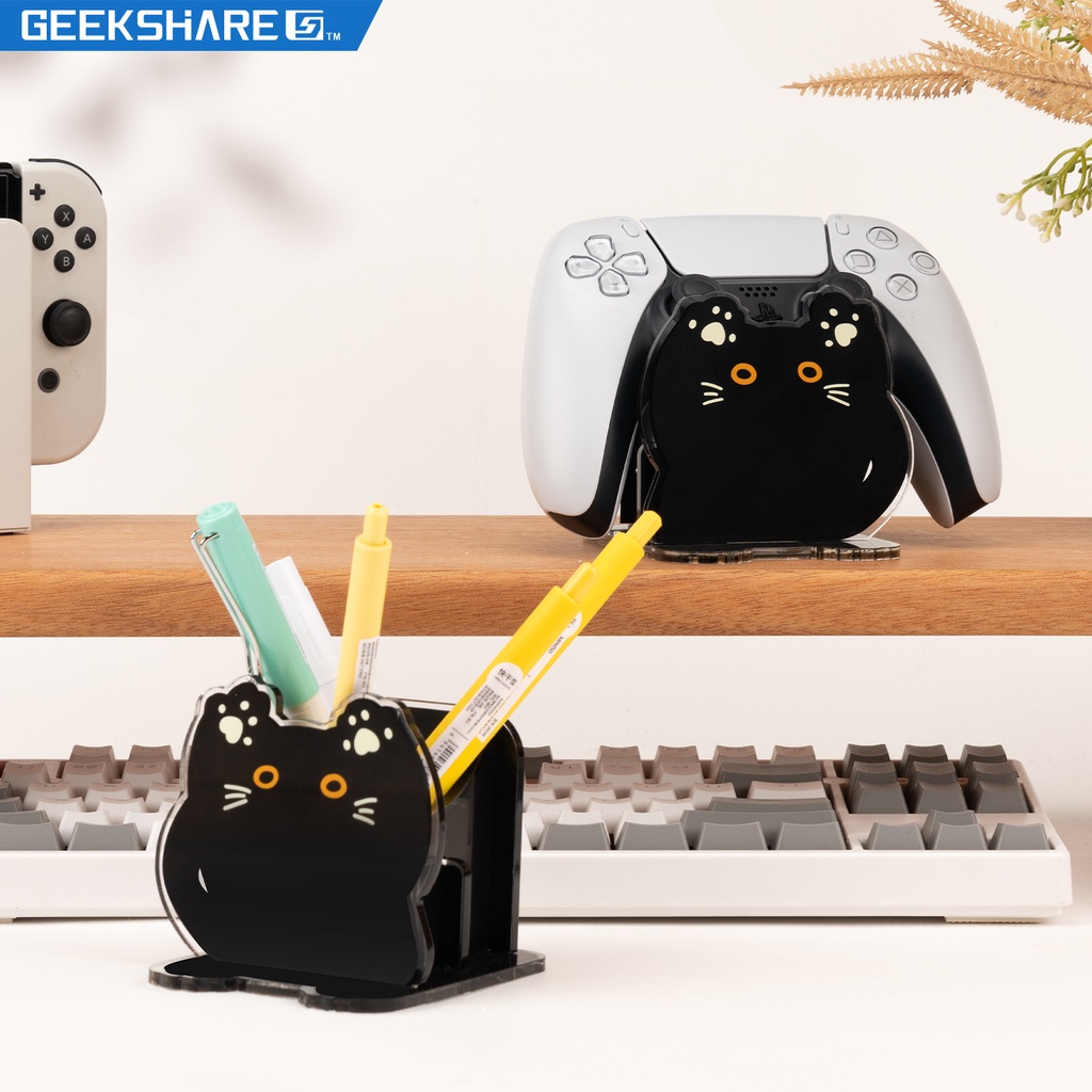 Geekshare Cute Black Cat Stand for PS5 Controller | Shopee Philippines