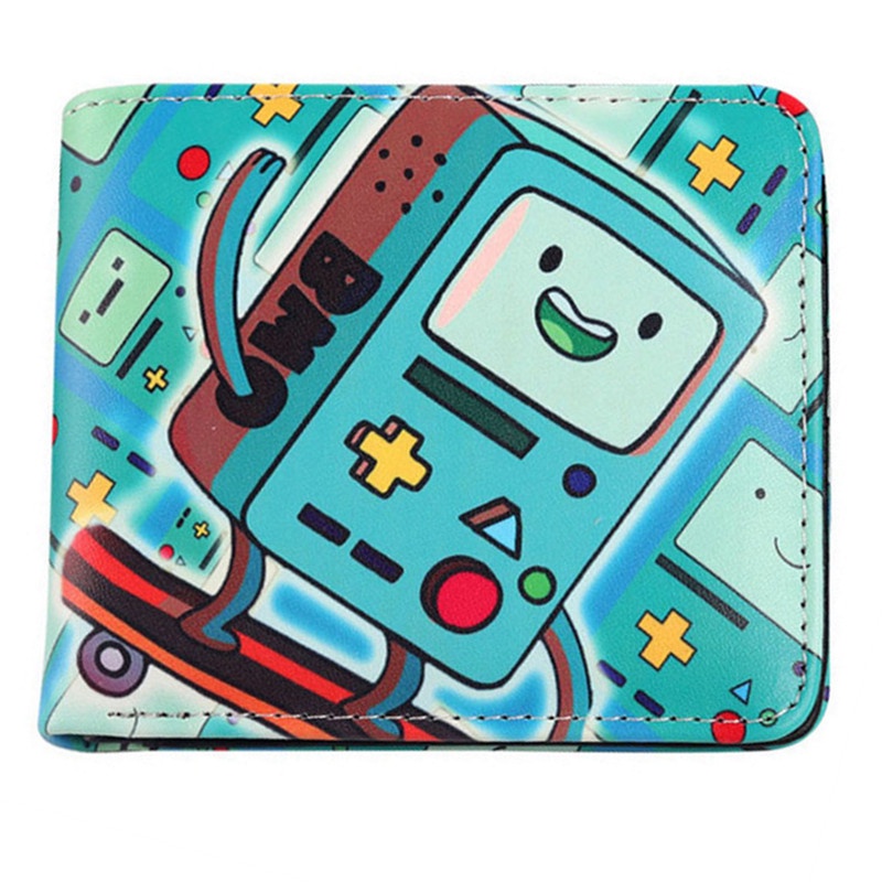 Anime Cartoon Wallet Adventure Time Cute Wallets Short Purse for Young ...