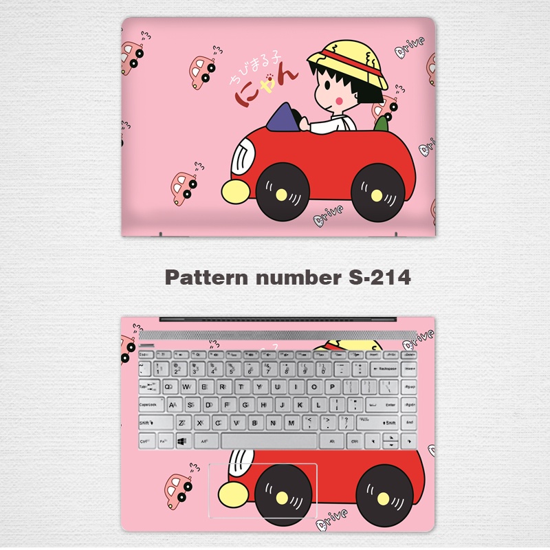 Computer Laptop Skin cute cartoon Vinyl 2 Sides self-adhesive Laptop ...