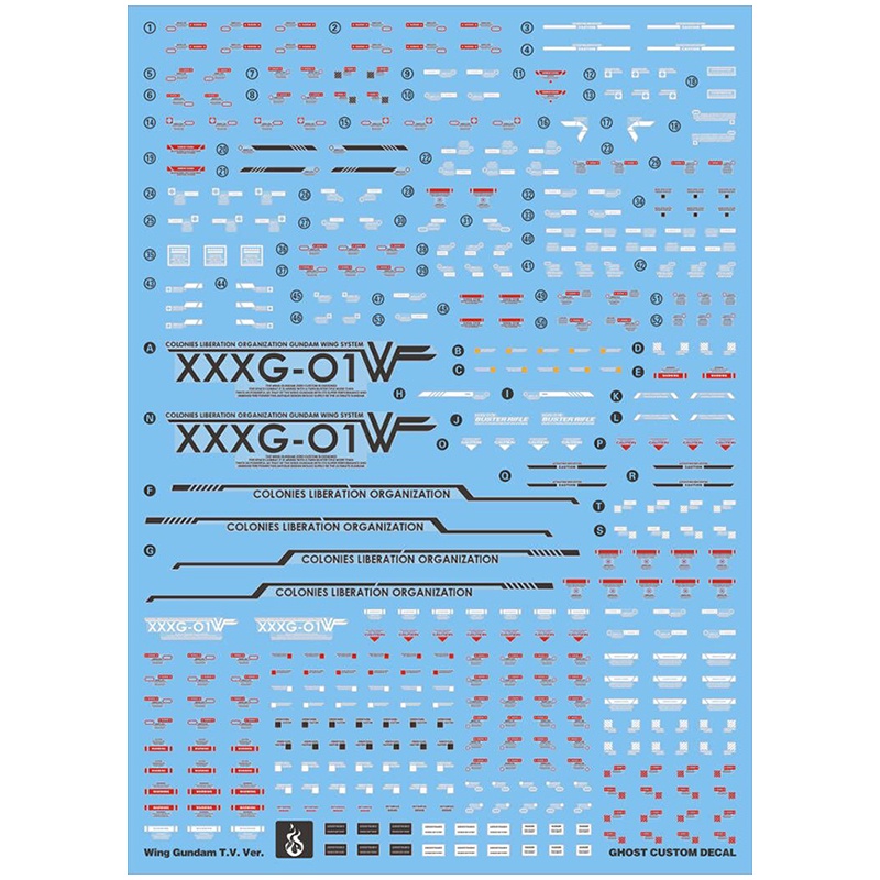 YAN GHOST MG Wing TV Wing Fluorescence Water Slide Decals | Shopee ...