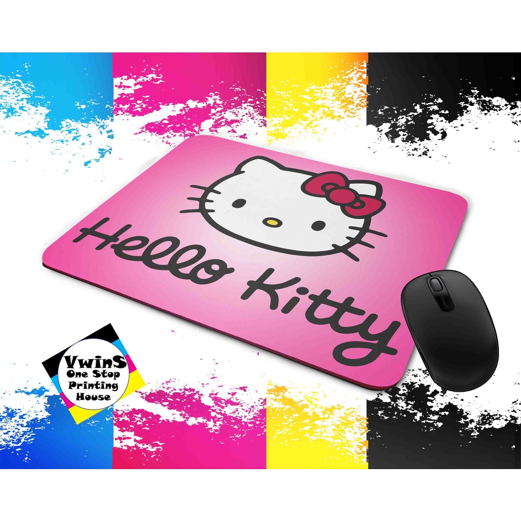 Hello Kitty Mouse Pad! Hello Kitty Sanrio Design mousepad Part 1 of 2 ...