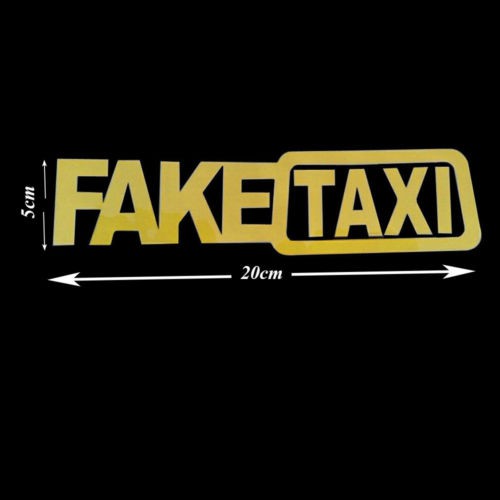 Fake Taxi Humor Car Sticker Decal | Shopee Philippines