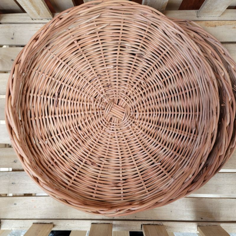 Native New Bilao Round tray 14x1.5 inches | Shopee Philippines