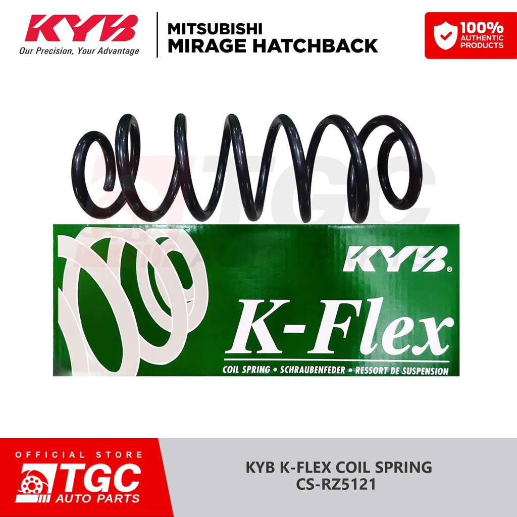 KYB KAYABA Kayaba K-Flex Rear Coil Spring Mitsubishi Mirage Hatchback ...
