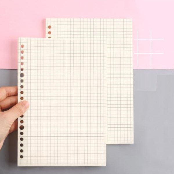 Refill paper for notebooks A5 A6 A4 B5, Various paper grid, dot, line ...