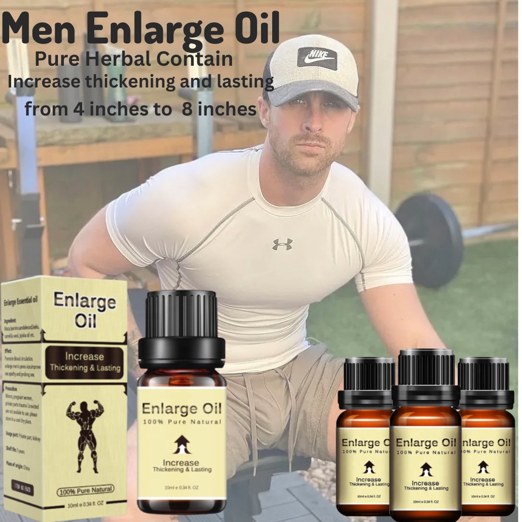 100% Natural Herbal Enlarge Men Massage Oil Enlargement Oil | Shopee Philippines