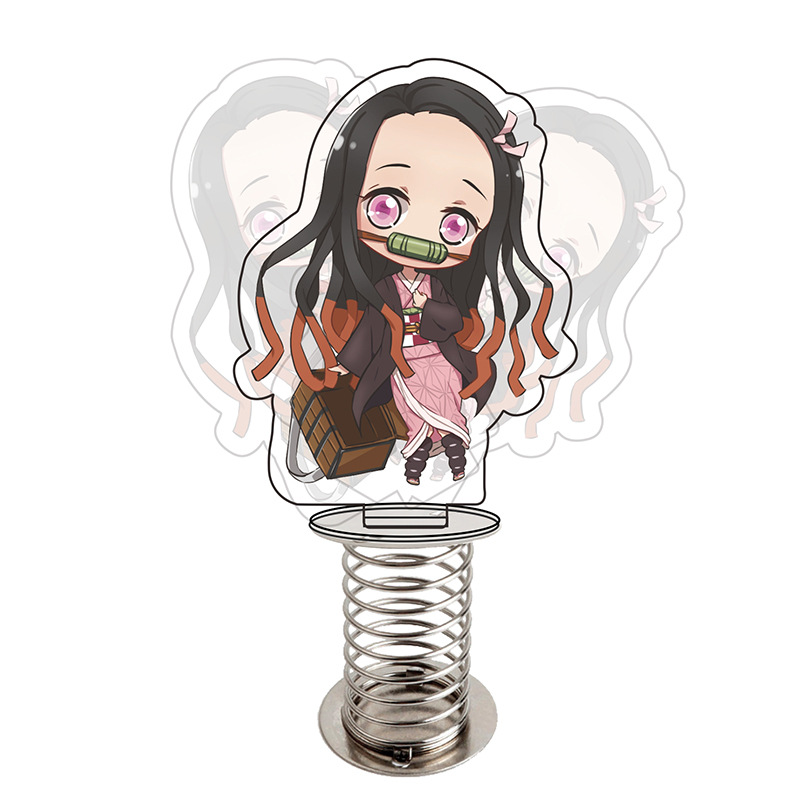 COD Demon Slayer Swing Action Figure Shaking Model Toys Double Side ...