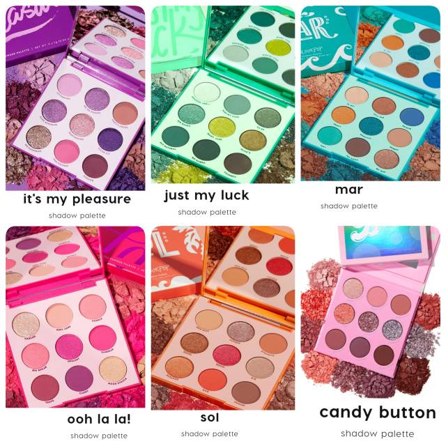 COLOURPOP Colorpop Eyeshadow palette: It's My Pleasure, Ooh La La, Sol ...