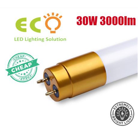 30PCS SUPER BRIGHT LED T8 TUBE 4ft 30W 6500K | Shopee Philippines