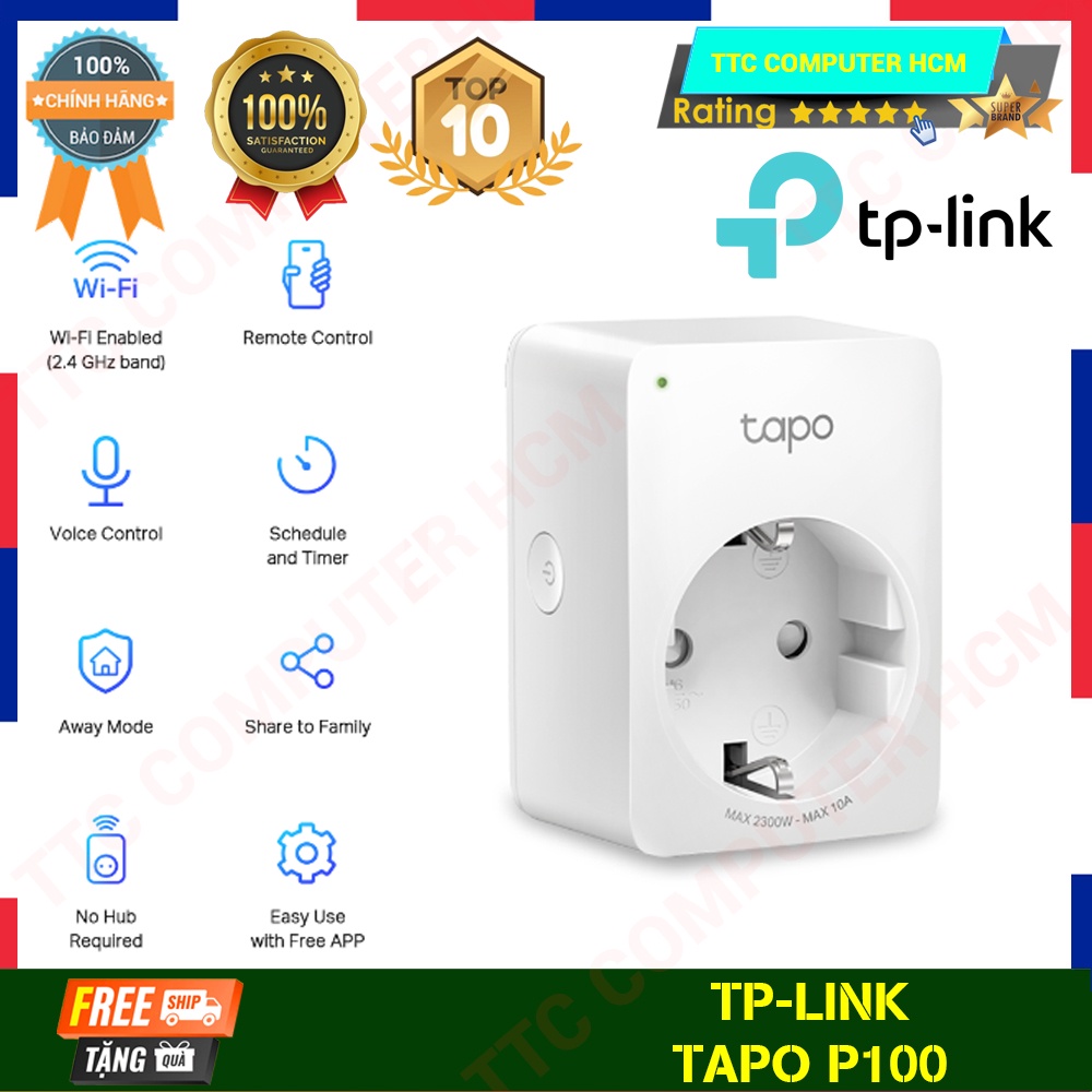 Tp-link Tapo P100 | Tapo P100 - Compact Smart Wi-Fi Socket - GENUINE ...