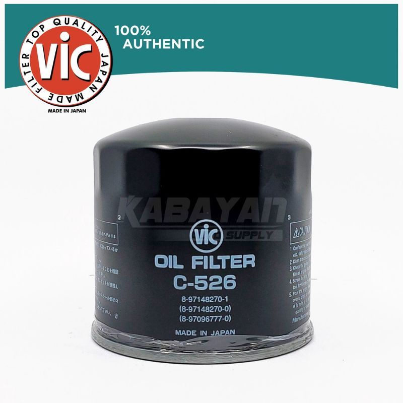 VIC Oil Filter C-526 C526 for Isuzu Elf 4HF1 4HE1 4HL1 6HK1 1PcS ...