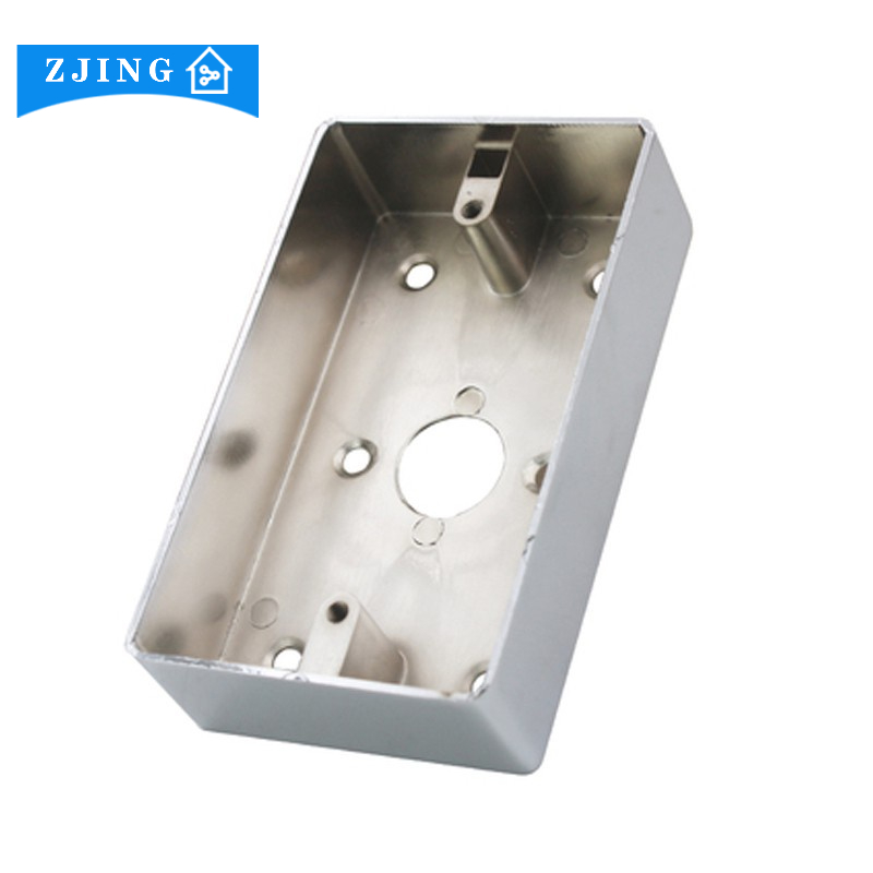 Zinc Alloy Metal Surface Wall Mounted Back Wiring Box Single Gang ...