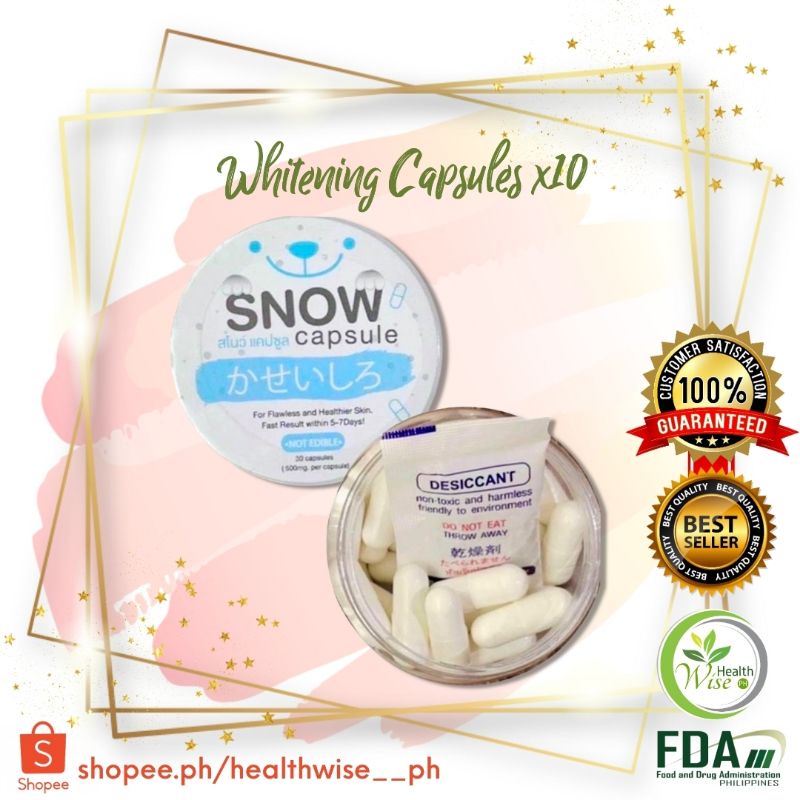 Snow Capsules by Gluta Frozen | mix with lotion/cream | Shopee Philippines