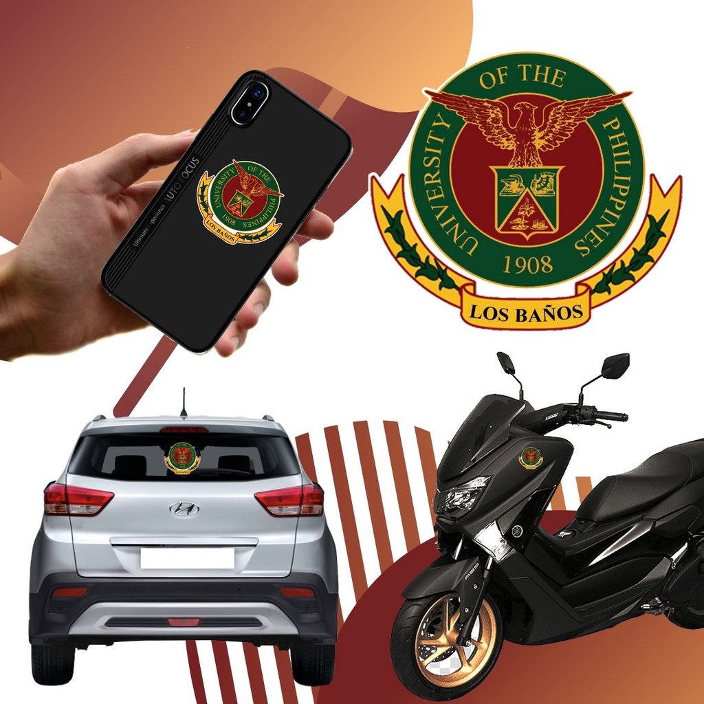 UP-Los Baños University Logo Sticker for Cellphone, Laptop, Motor, Car ...