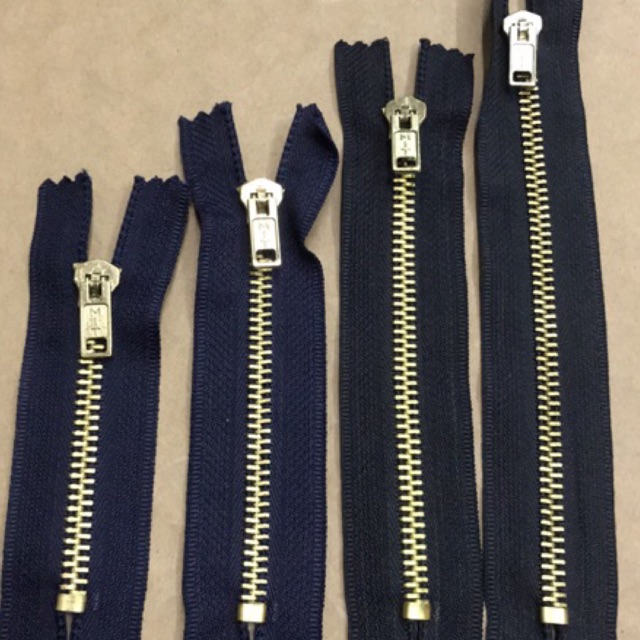 All Sizes 3 " 4" 5 " 6" Gold Tooth Zipper Wear Jeans Bag Grade B ...