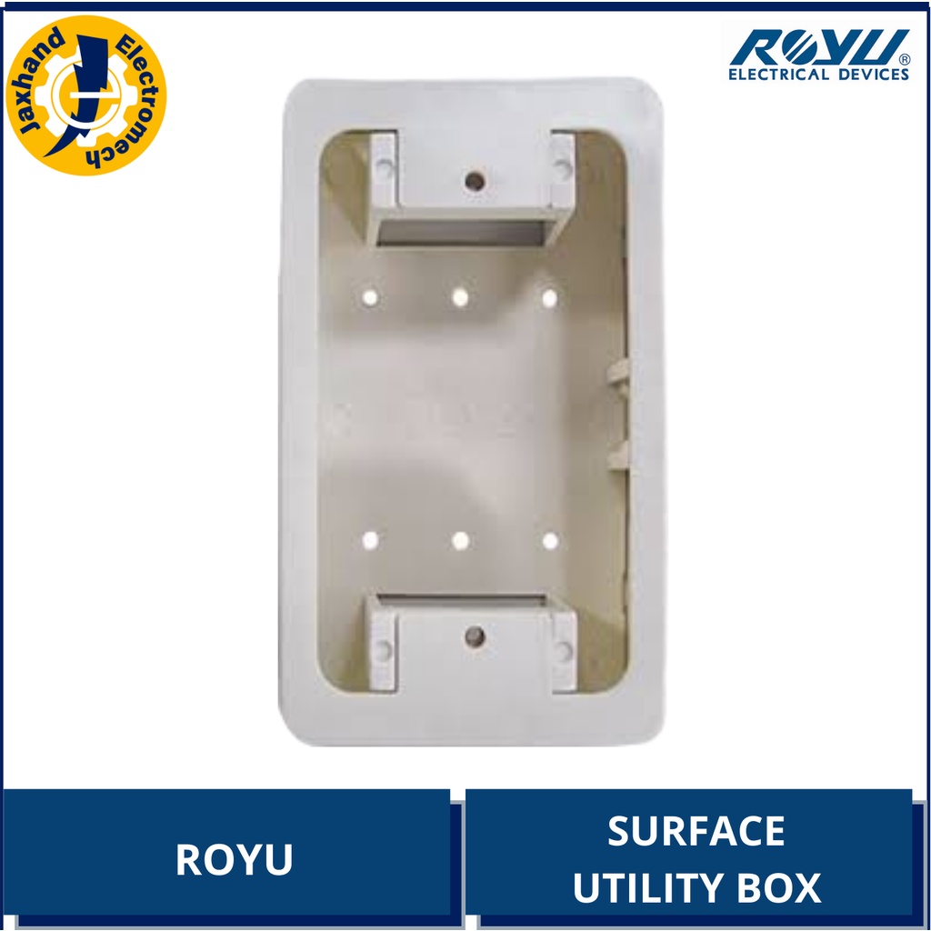 Royu Junction Box / Utility Box / Surface Utility Box with Screw ...