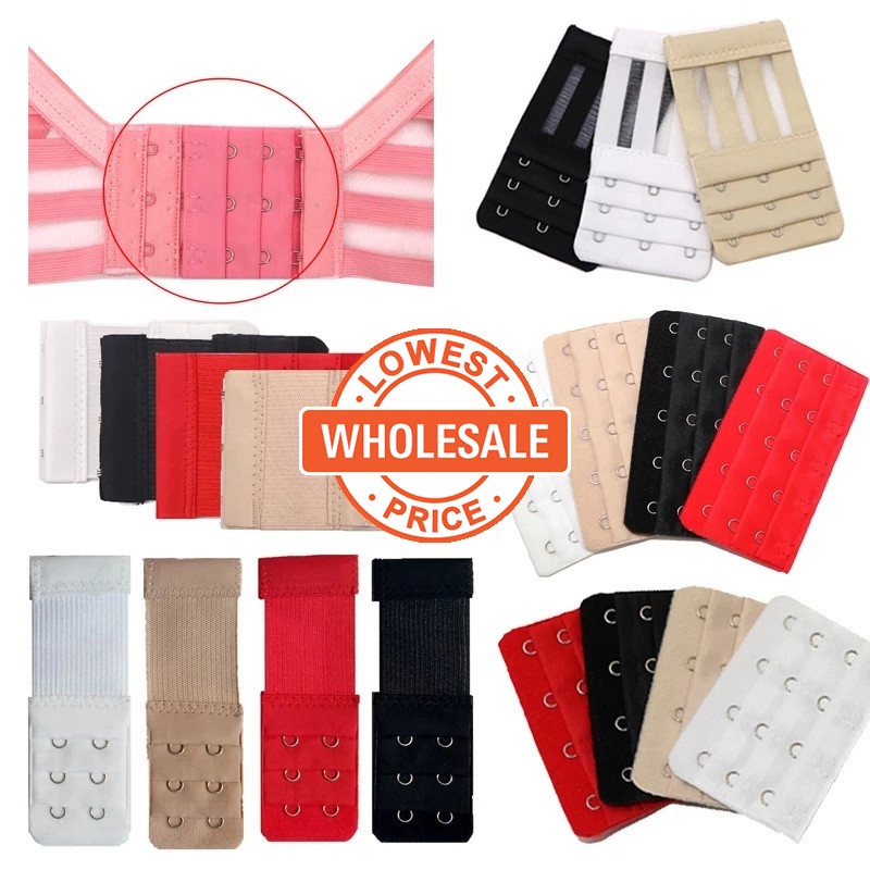 [Wholesale] Women Adjustable Stretchy Bra Extender Hook / 3 Rows 2/3/4 ...