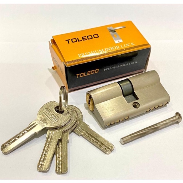 TOLEDO large house door lock cylinder cylinder cylinder 4 key computer ...