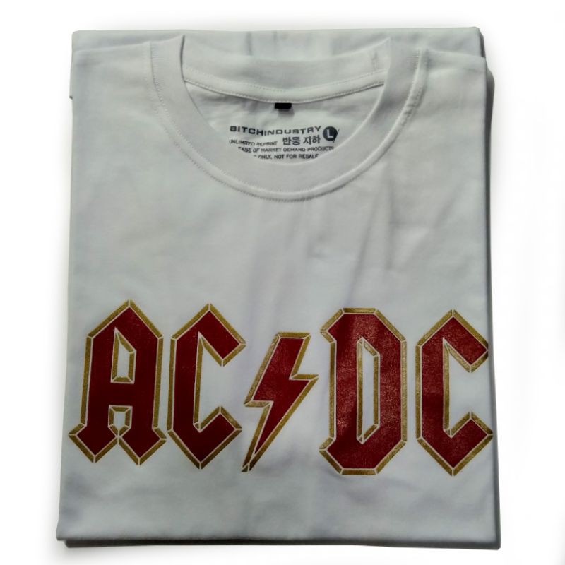 ACDC Logo Band T-Shirt | Shopee Philippines