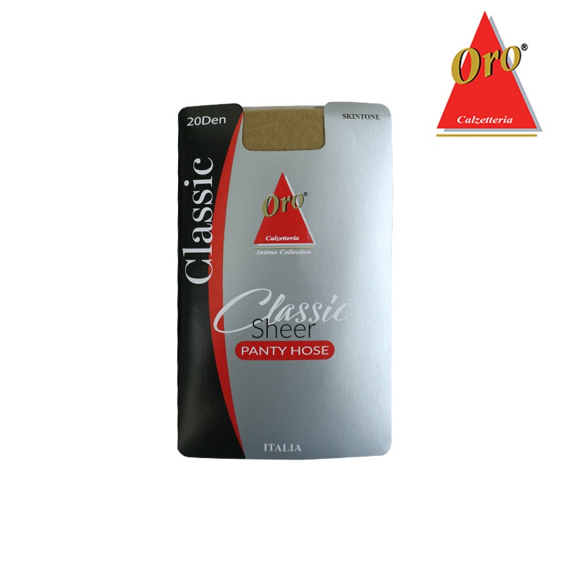 ORO Classic Sheer Pantyhose Stockings 20 Den (1 Pair) | Shopee Philippines