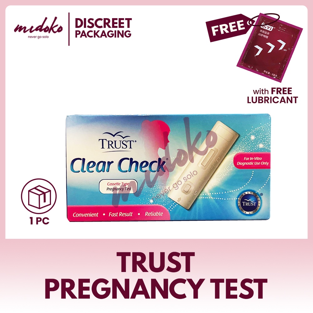 Midoko Trust Clear Check Pregnancy Test Kit (Cassette) | Shopee Philippines