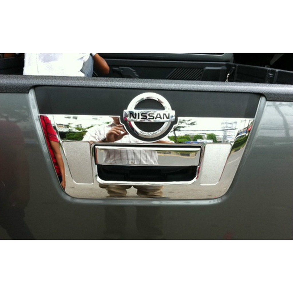 2005-2014 Nissan Navara D40 Rear Trunk Handle Cover Chrome Plated D40 ...