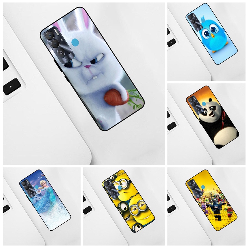 Tecno Pova Neo Cartoon Snowball Wolf Panda Minions Phone Case back ...