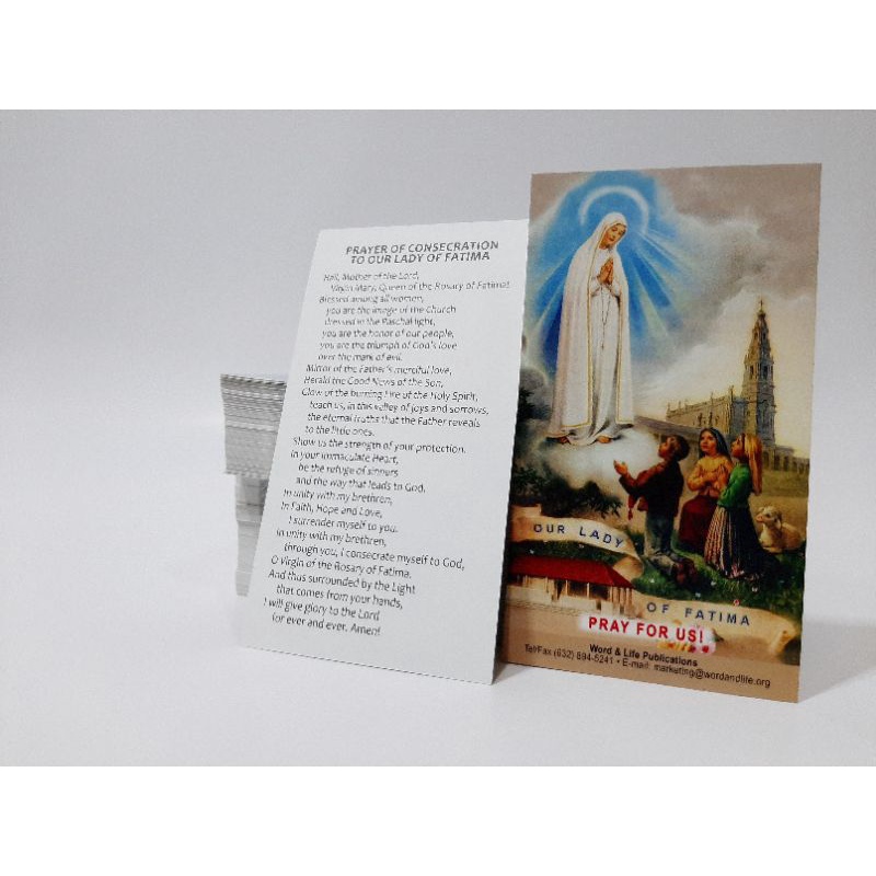 OUR LADY OF FATIMA STAMPITAS (PACK OF 100PCS) | Shopee Philippines