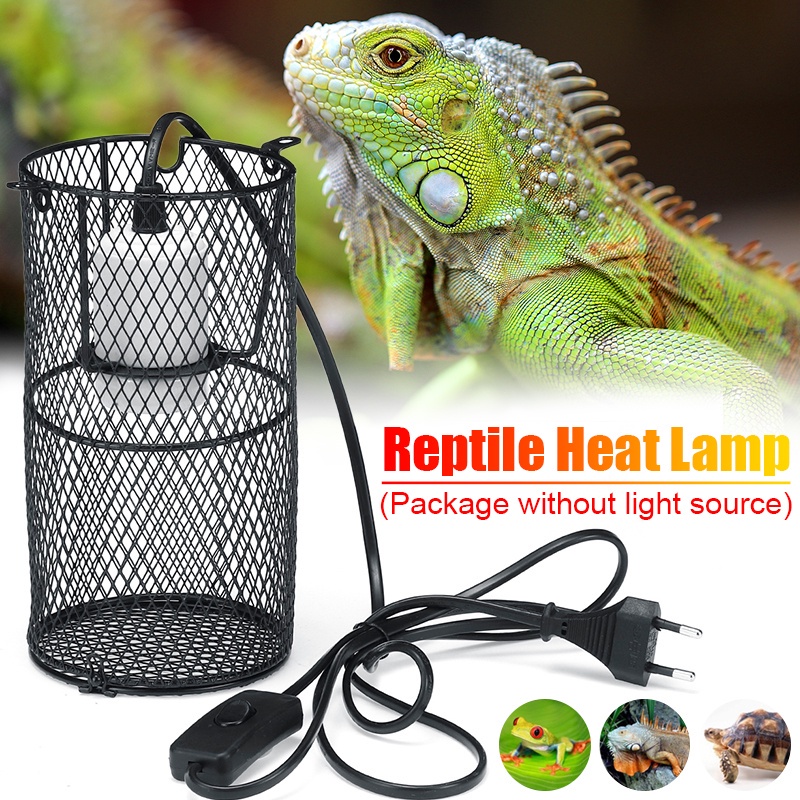 Heating Lamp Holder Ceramic Heat E27 Reptile Switch Cage Pet Brooder ...