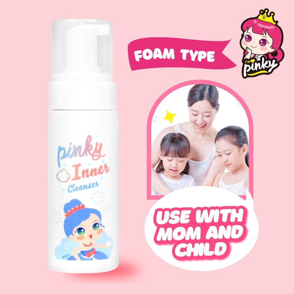 I'm Pinky Kids Foam Intimate Cleanser 150ml Children Feminine Wash Kids ...