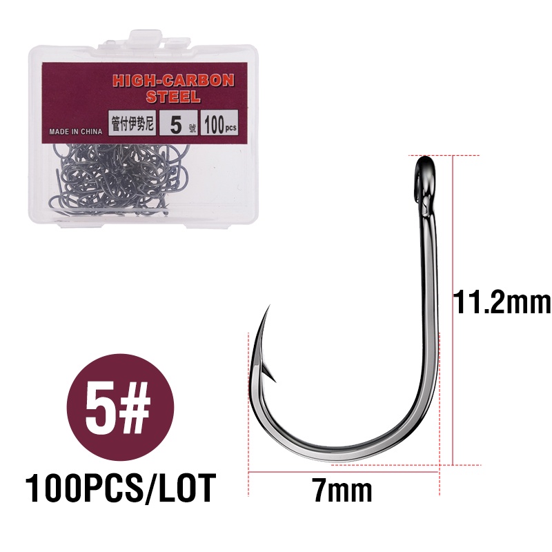 Tokushima Carbon Steel Fish Bait Hook | Shopee Philippines