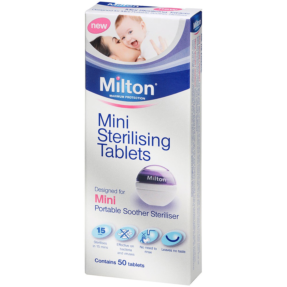 Milton sterilizing tablet box of 50 tablets | Shopee Philippines