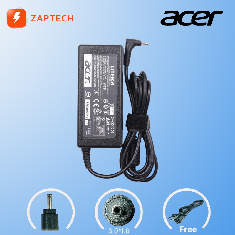 Acer Aspire Laptop Charger 19V 3.42A for Swift S7-191 S7-391 S7-392 ...