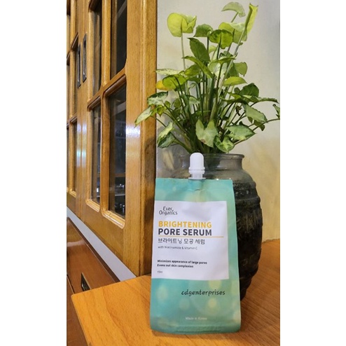 EVER ORGANICS BRIGHTENING PORE SERUM 15ML | Shopee Philippines