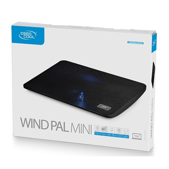 Deepcool WIND PAL MINI Laptop Cooler 14cm Blue LED Fan | Shopee Philippines