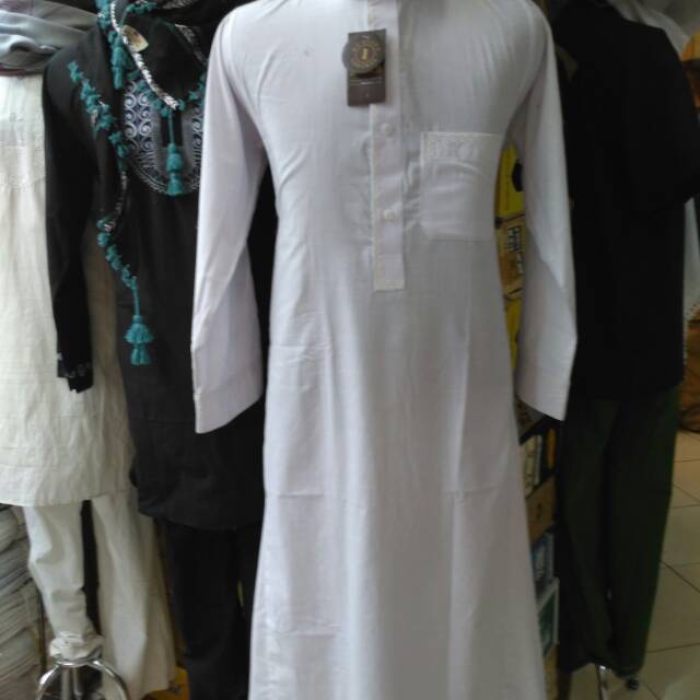 KATUN PUTIH Hajj And Umrah Equipment/Adult Plain White Robes/Cotton ...