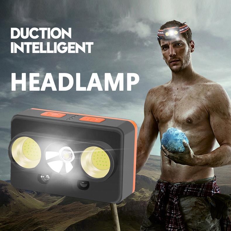 Alonefire HP56 LED Headlamp Outdoor Waterproof IPX4 Induction Switch ...