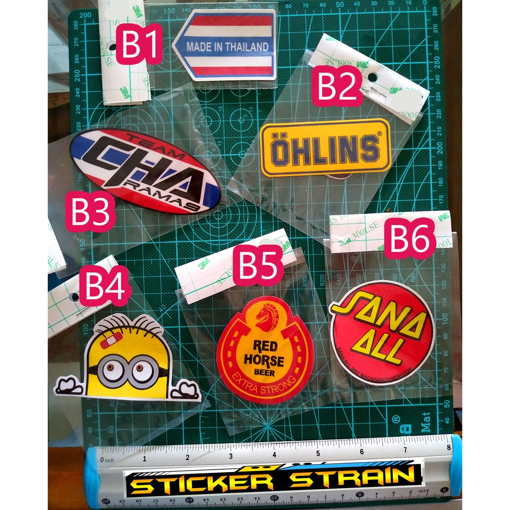 Thai Vinyl Laminated Stickers Decals 02 | Shopee Philippines