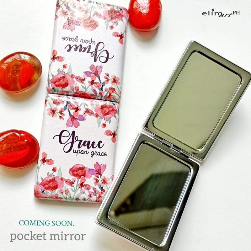 Elim Art PH Rectangle Compact Mirror (double mirror) | Shopee Philippines