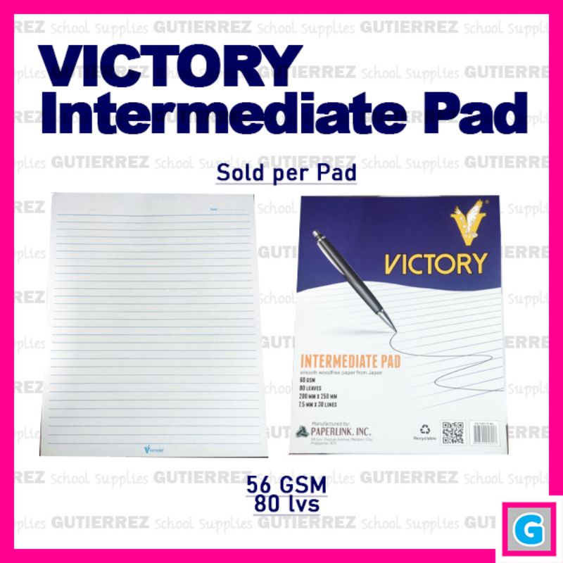 VICTORY Intermediate Pad | Shopee Philippines