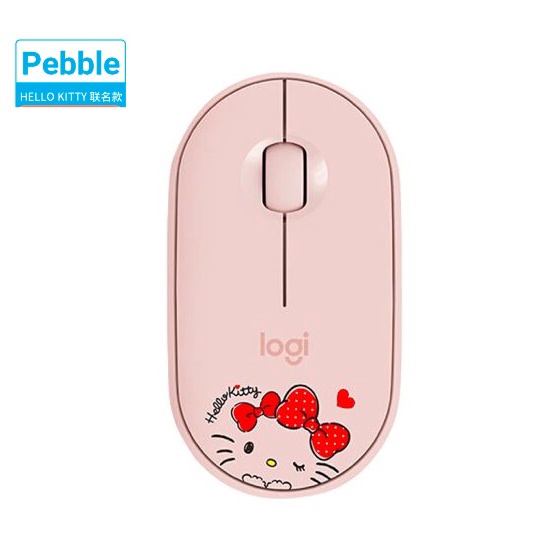 2022 Logitech Cute Cat Pebble Hello Kitty Wireless Mouse Bluetooth Mute ...