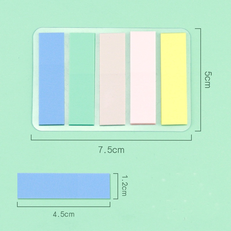 200PCS Colorful Sticky Note Memo Pad Lable Sticker Bookmarks Notepad ...