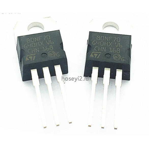 (10Pcs) STP80NF70 80NF70 TO-220 MOSFET Brand New Original | Shopee ...