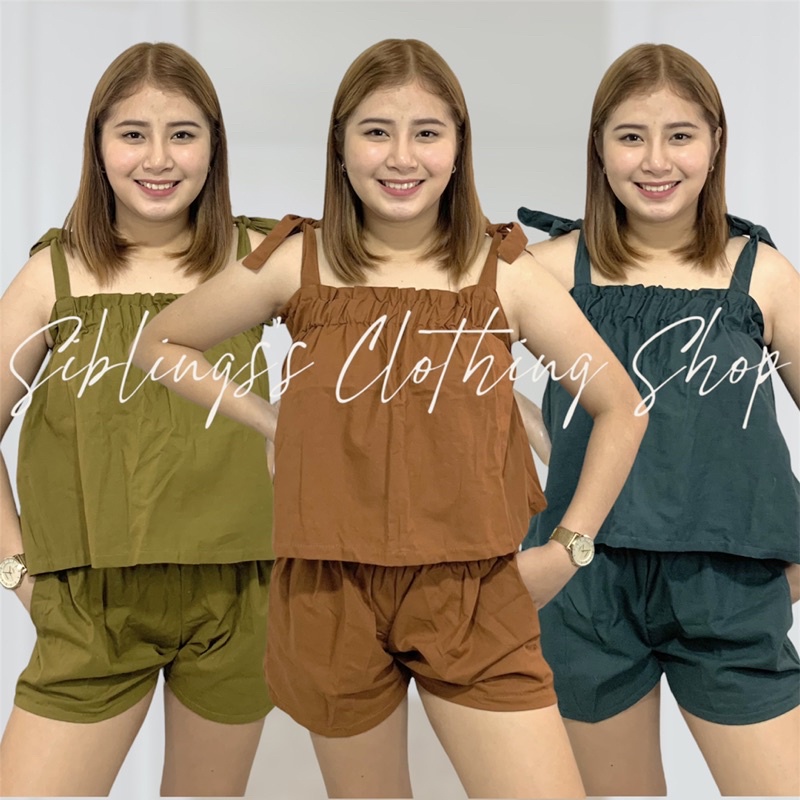 SCS LINEN COORDS HIGH QUALITY FREE SIZE FOR ADULT | Shopee Philippines