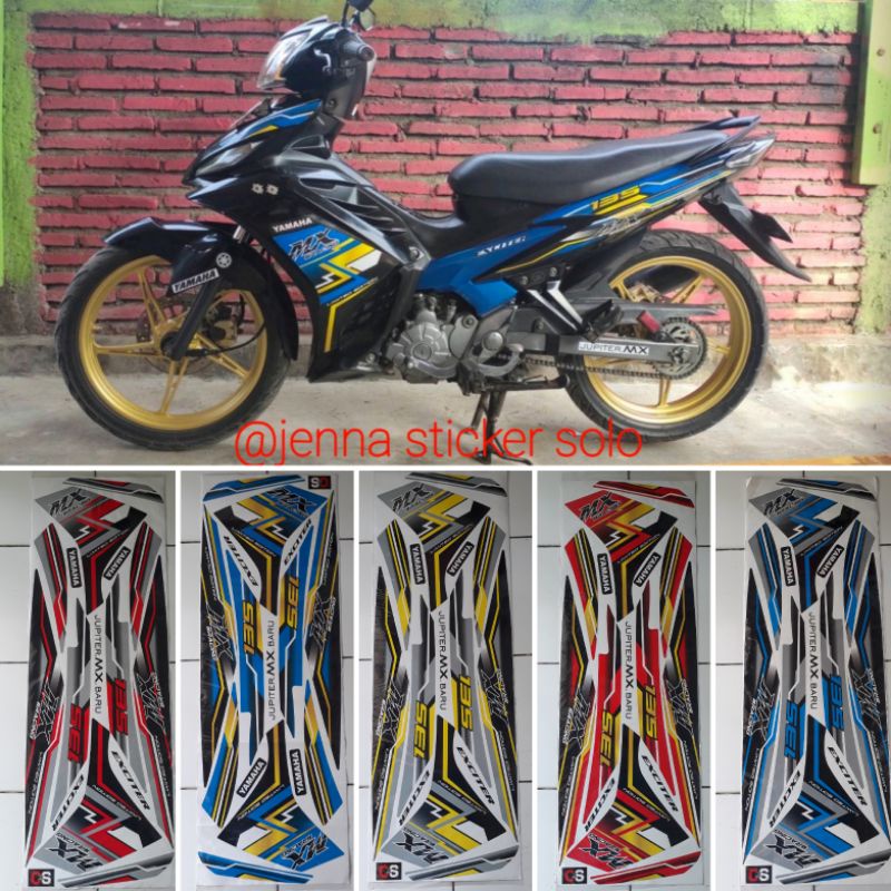 Striping Sticker Variation Yamaha Jupiter MX 135 new Graphic exciter ...